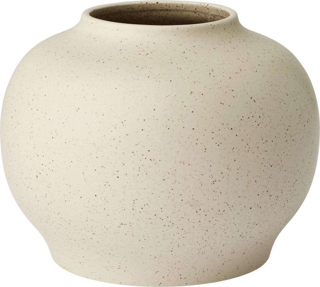 Váza Mingei kameninová 17 cm písková