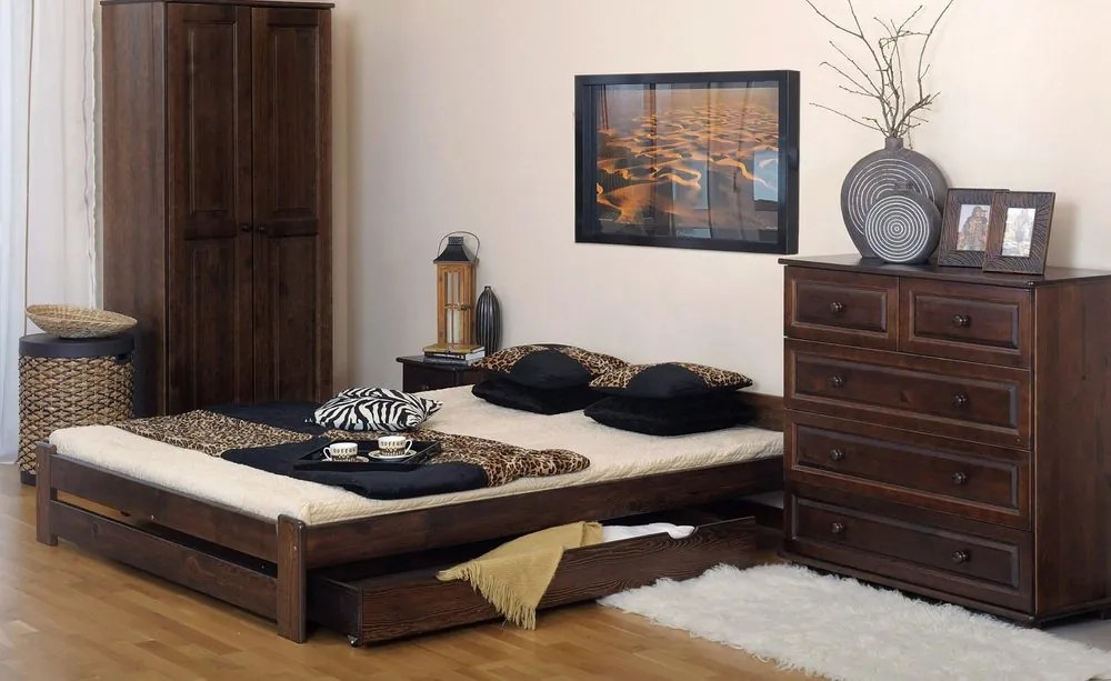 Magnat Postel NIKA 140 x 200 cm + sendvičová matrace  + rošt