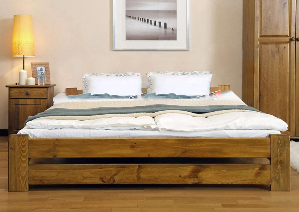 Magnat Postel NIKA 140 x 200 cm + sendvičová matrace  + rošt