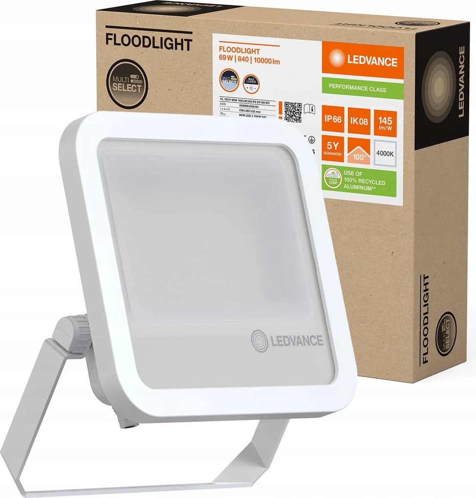 Led reflektorová lampa 69W 4000K Vodotěsná Venkovní Ledvance Floodlight