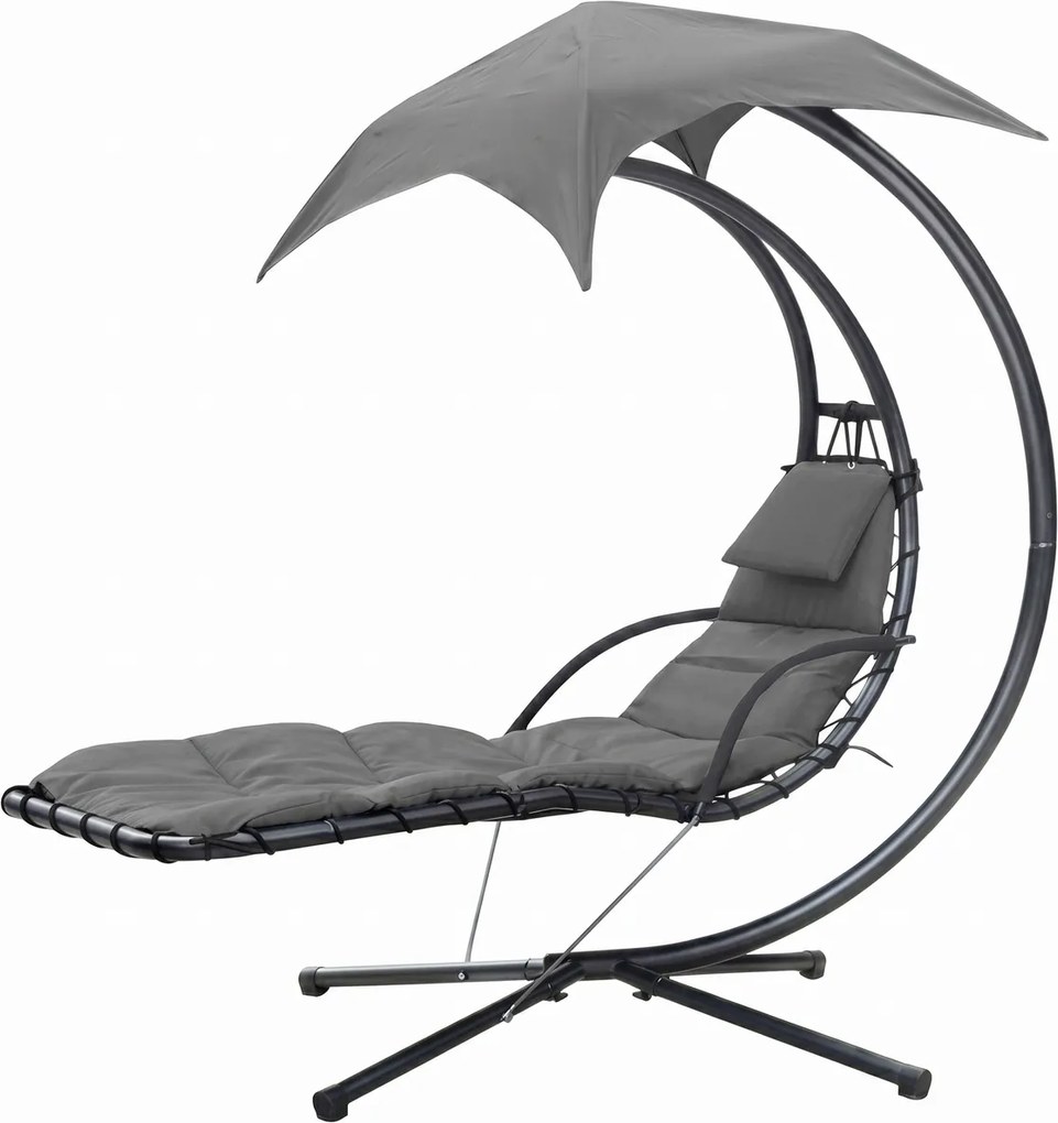 Avenberg Relaxační lehátko / houpačka Colombo, šedá