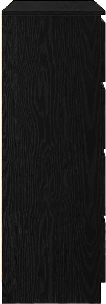 Příborník Černý dub 100x35x99 cm Dřevěná konstrukce 3328490
