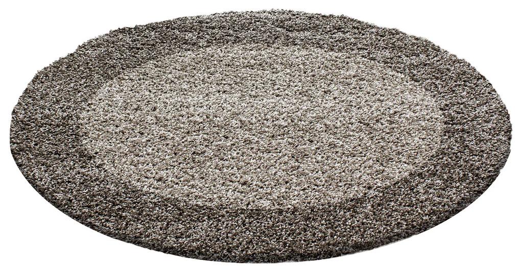 Ayyildiz Kusový koberec LIFE 1503, kulatý, Taupe Rozměr koberce: 160 cm KRUH