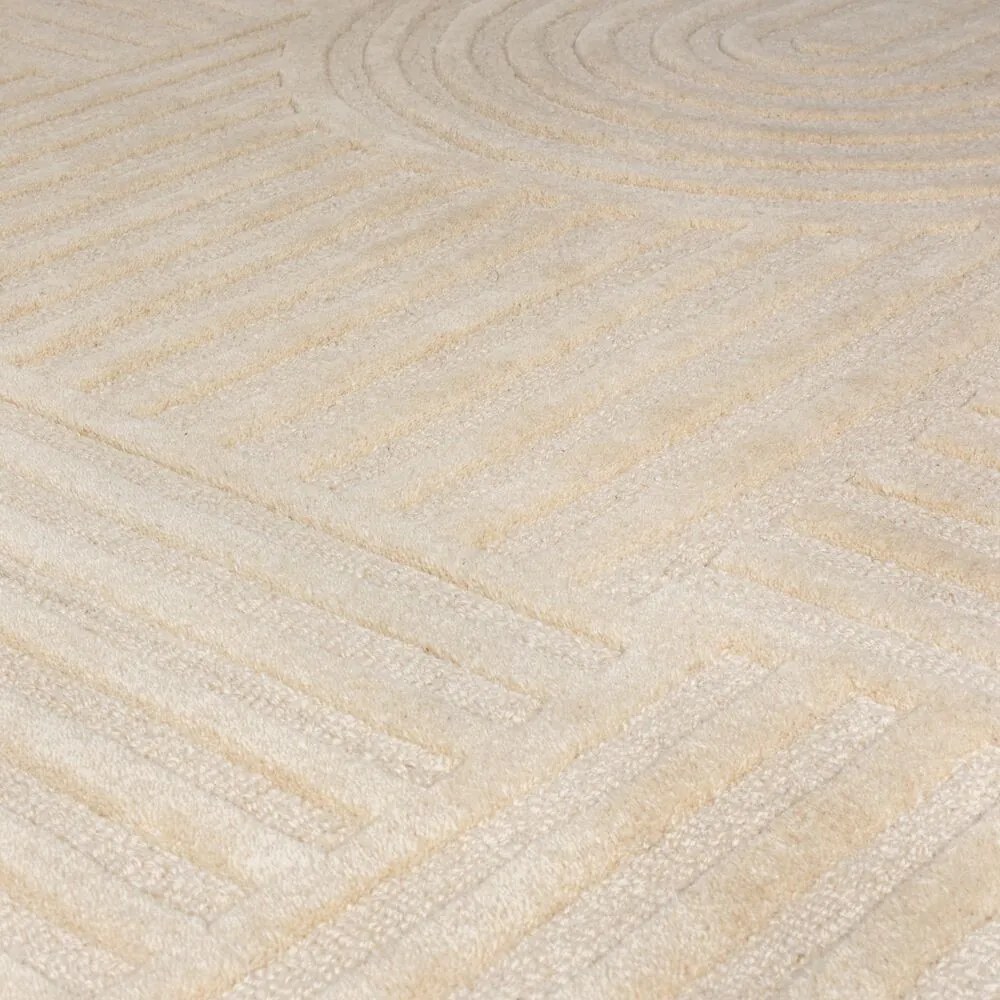 POŠKODENÝ Kusový koberec Solace Zen Garden Natural, 200x290, béžová, obývacia izba, Flair Rugs