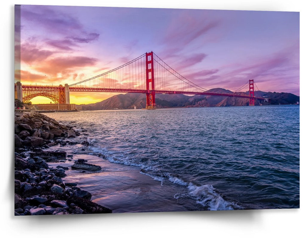 Obraz SABLIO - Golden Gate 5 150x110 cm