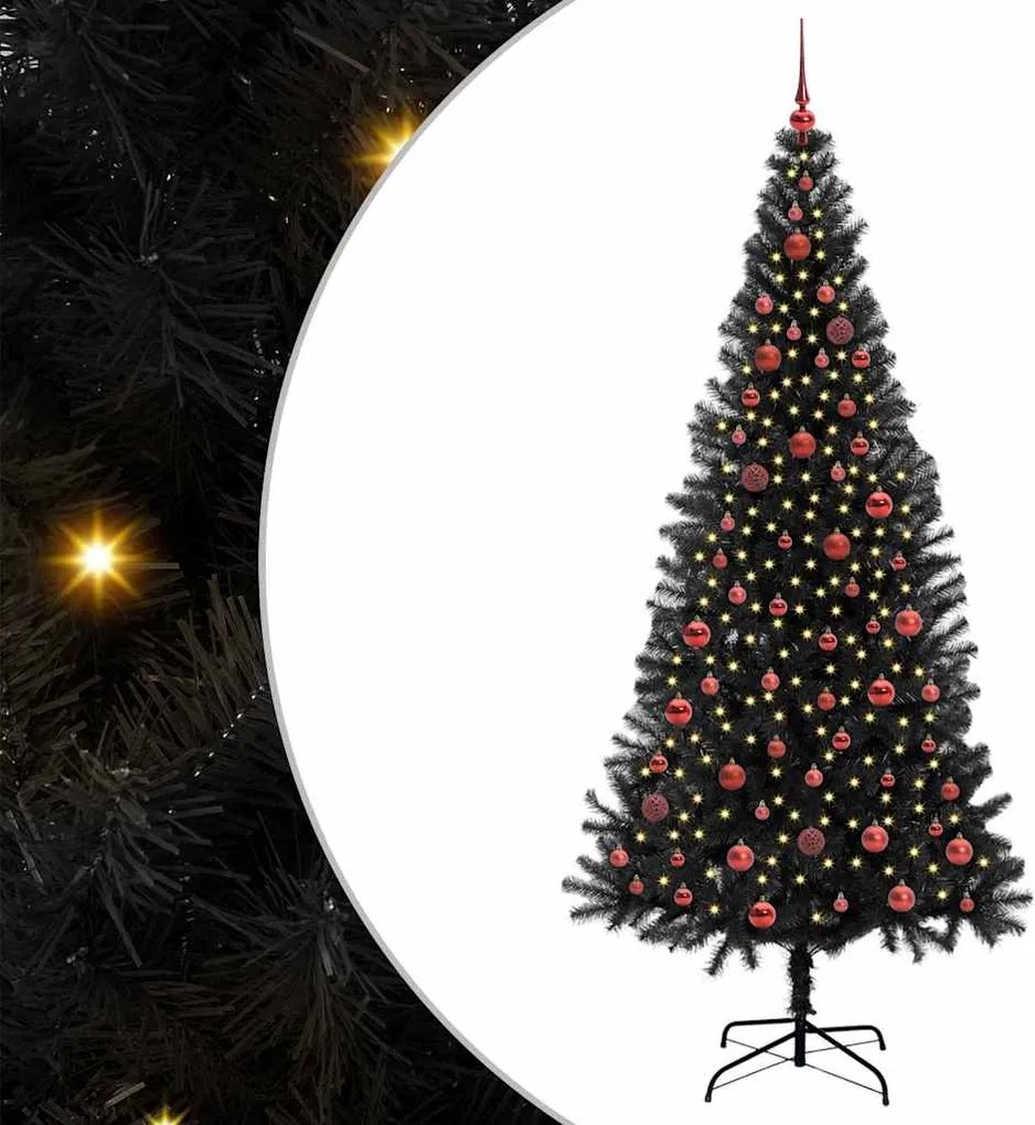 Vánoční stromeček Černá 210 cm PVC 3396487