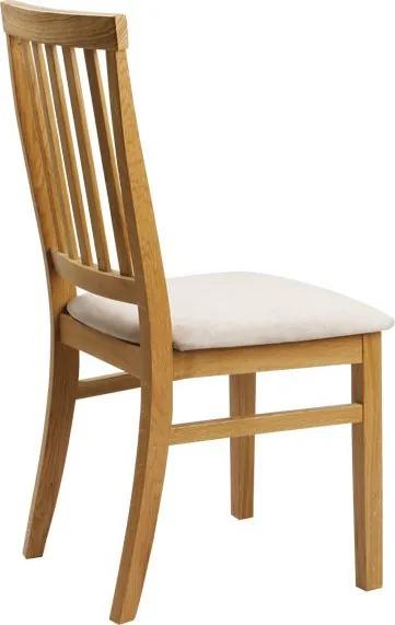 Bradop Dřevěná jídelní židle BESI Z02, dubová | Látka: 247 - CORSIKA-247