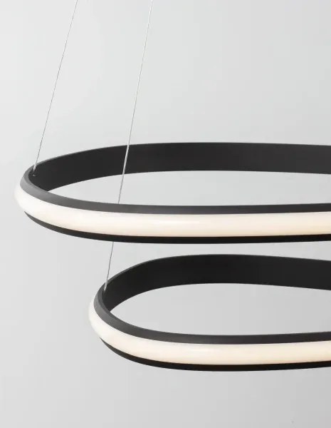 LED lustr Aries 59 černé