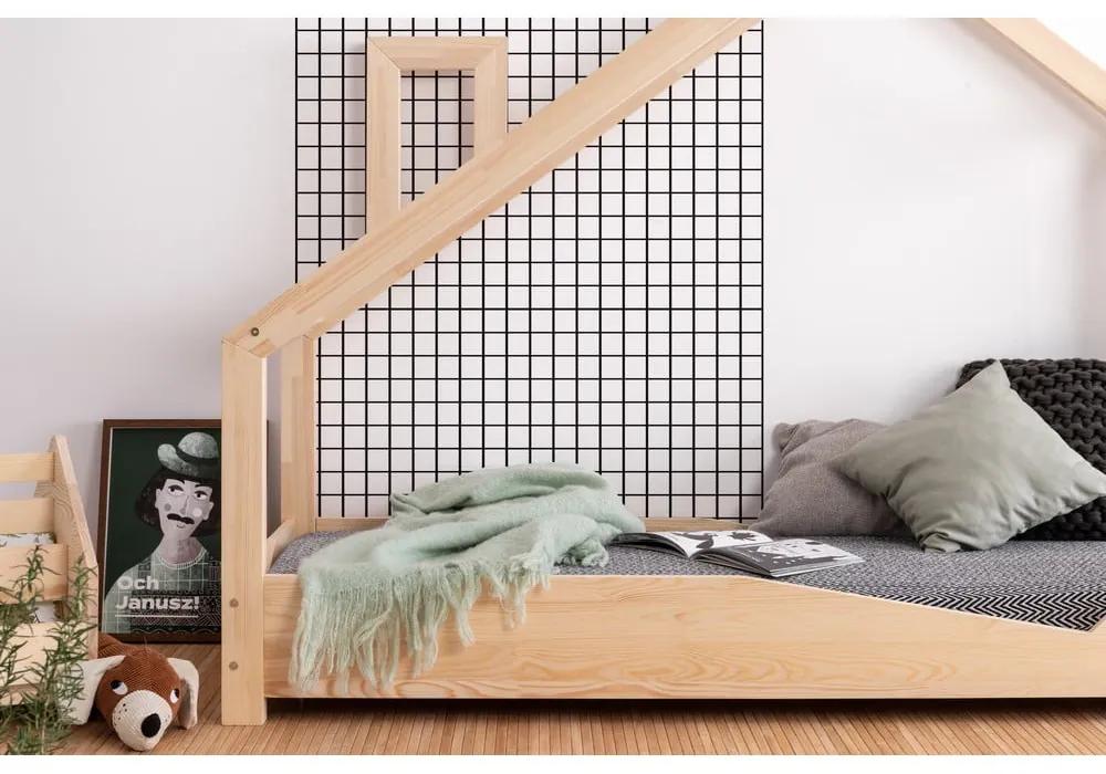Adeko Dětská postel domeček Luna A Velikost postele: 190x70 cm Barva: dekor přírodní dřevo přírodní