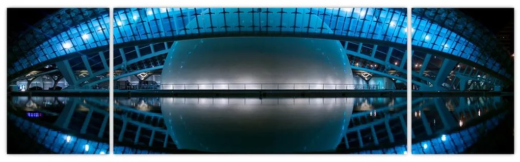 Obraz fotbalového stadionu (170x50 cm)