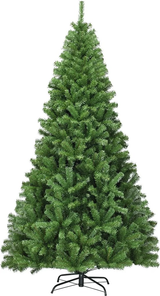 Costway Vánoční stromek 225 cm umělý vánoční stromek se skládacím systémem 1346