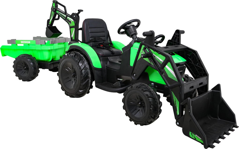 Ramiz Traktor s přívěsem 720-T zelený