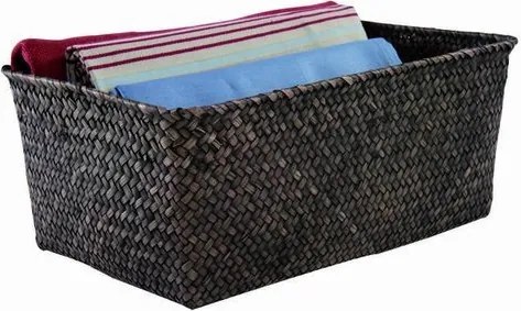 Pletený košík Compactor 30 x 20 x 13 cm, světle hnědá