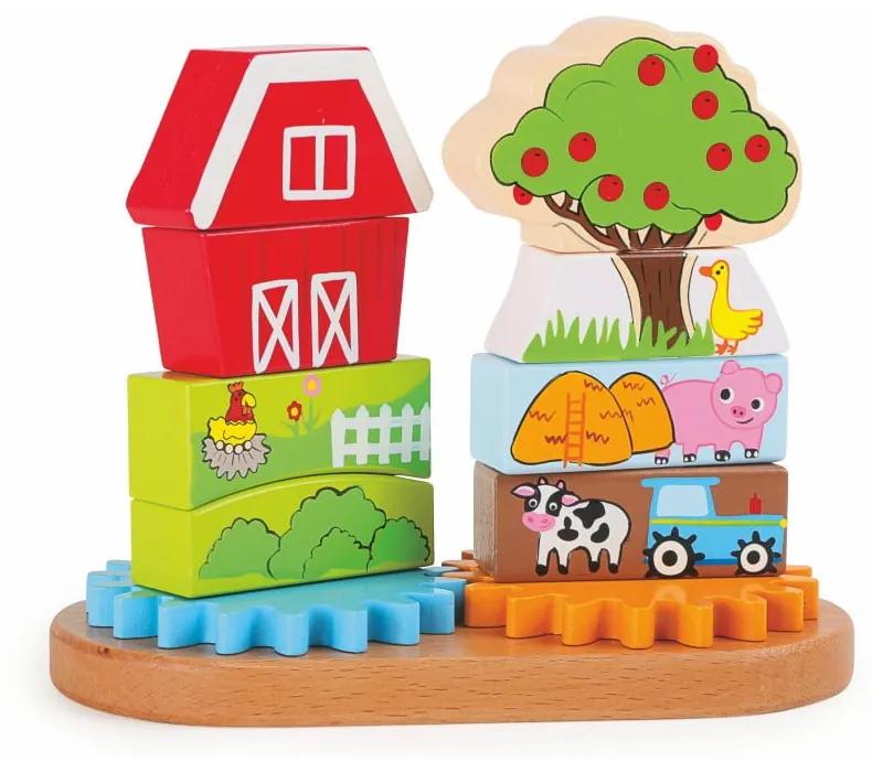 Dřevěná hračka Legler Farm Puzzle