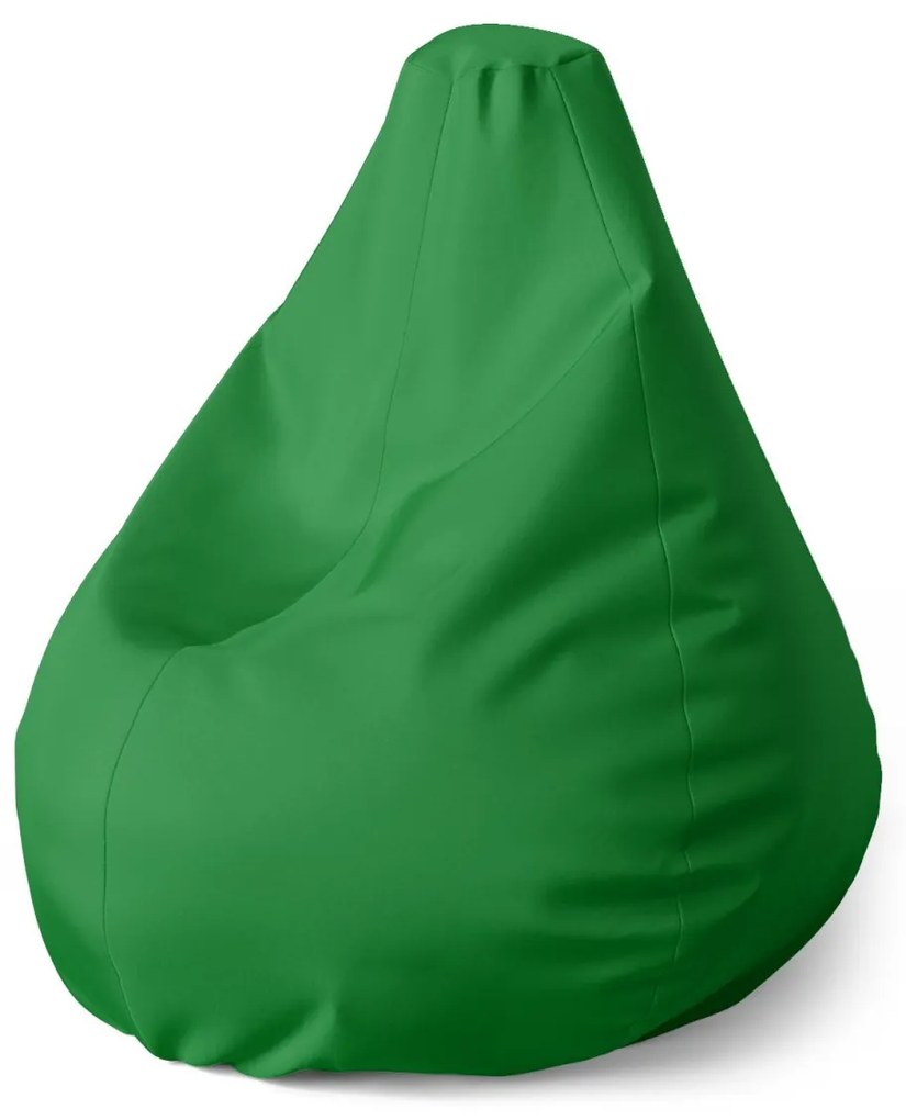 Sablio Sedací vak Pear Tmavě zelená - 70 x 95 x 15 cm