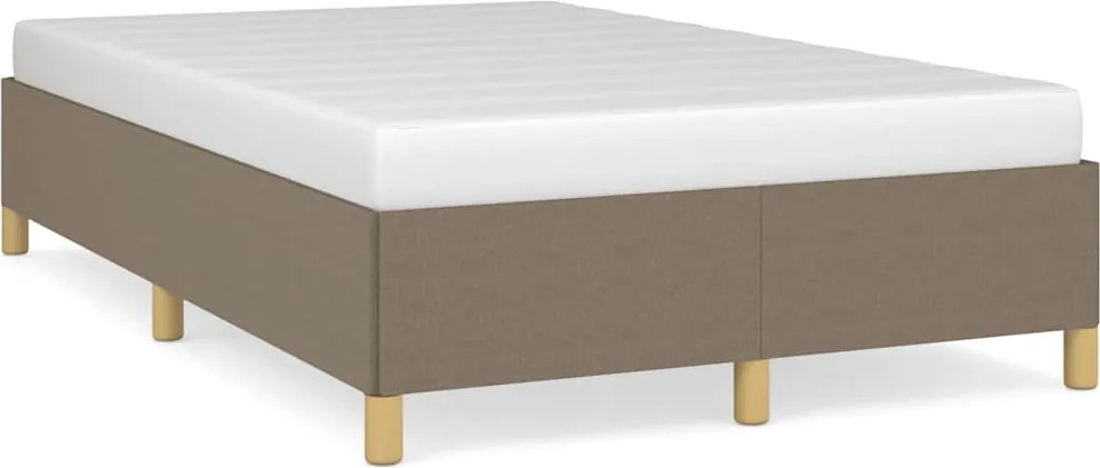 Rám postele bez matrací taupe 120x190 cm textil 3269642