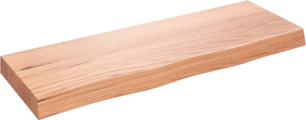 Koupelnová deska hnědá 80x30x(2-6) cm ošetřený masivní dřevo 3156115