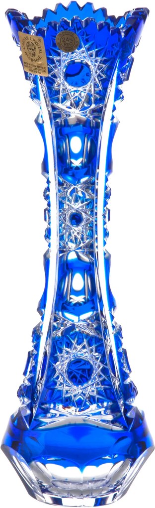 Váza Petra II, barva modrá, výška 205 mm