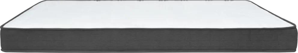 vidaXL Postel boxspring tmavě šedá textil 90 x 200 cm [3054721]
