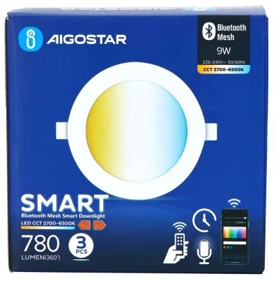 Aigostar-SADA 3x LED Stm. podhl. svítidlo MESH 9W/230V 2700K-6500K pr. 14,5 cm