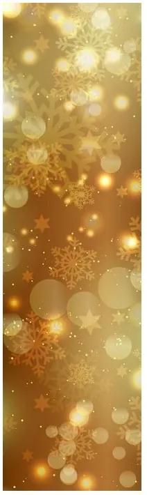 Vánoční běhoun na stůl Gold Shimmer, 40 x 140 cm
