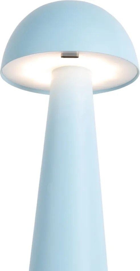 Světle modrá LED stolní lampa (výška 16,5 cm) Mini LED Dome – Leitmotiv