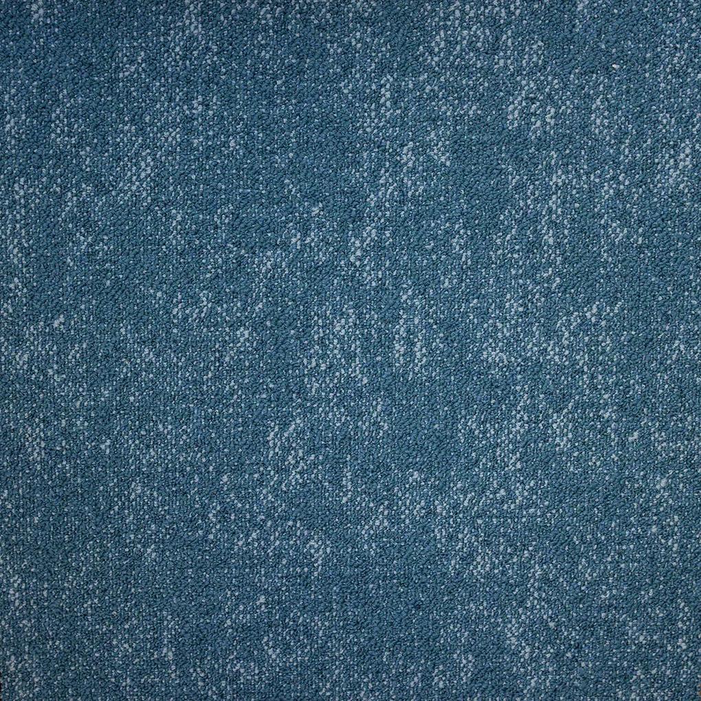 Kobercové čtverce Capital Atlanta 210 - modrý - 50x50 cm