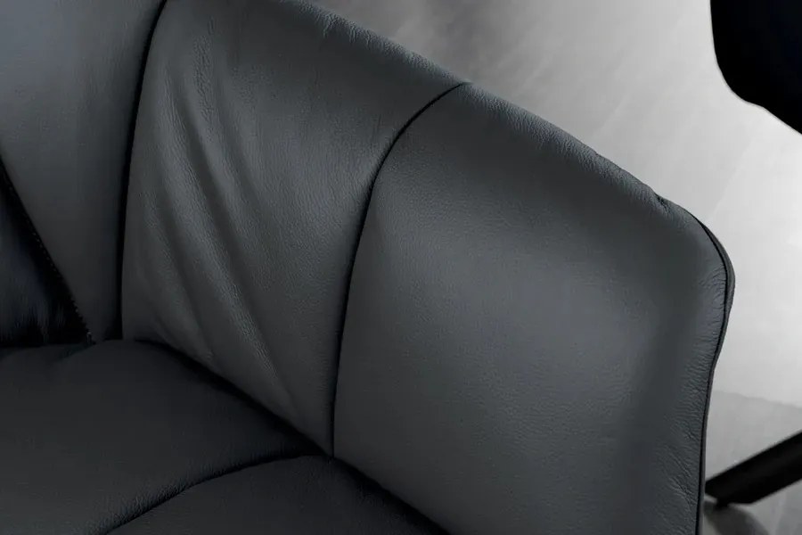 Designová otočná židle Vallerina černá