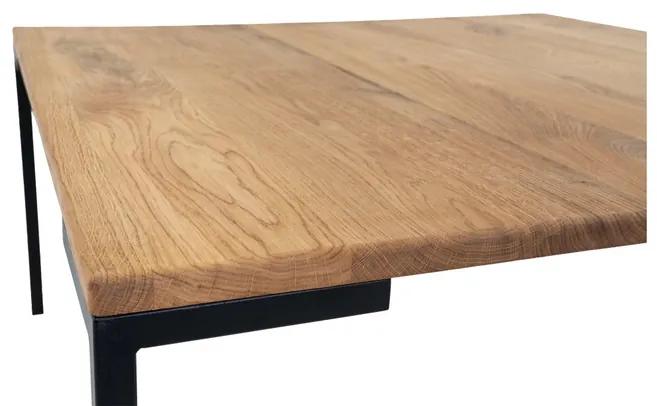 Designový konferenční stolek Willie 90 cm přírodní dub