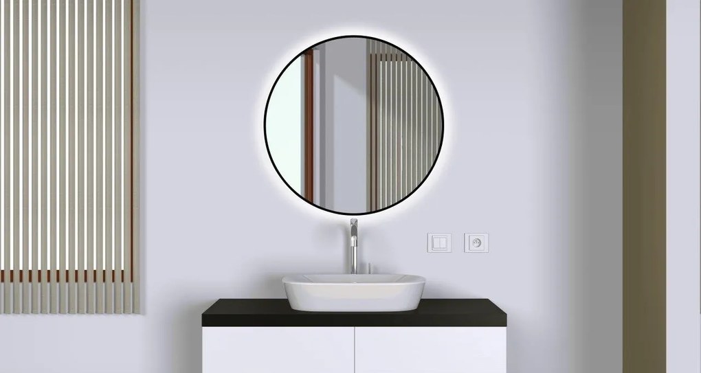 HOPA Zrcadlo s LED osvětlením DYJE  - ZRAURAL80