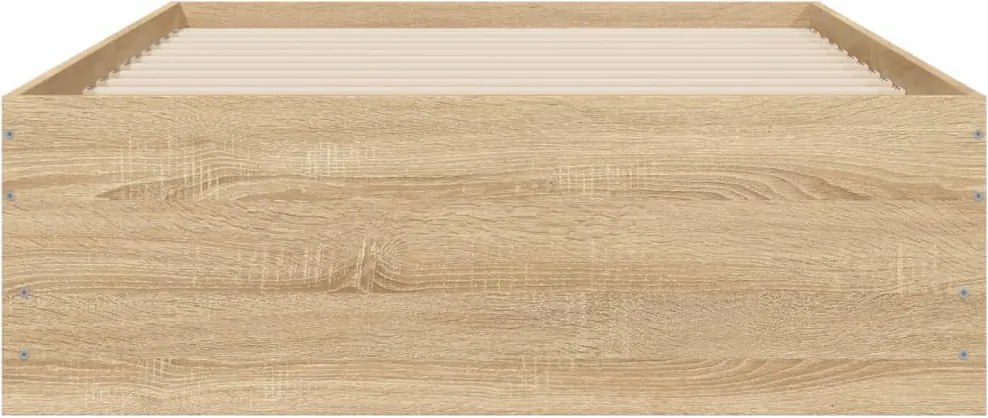 Rám postele se zásuvkami dub sonoma 100x200 cm kompozitní dřevo 3207289