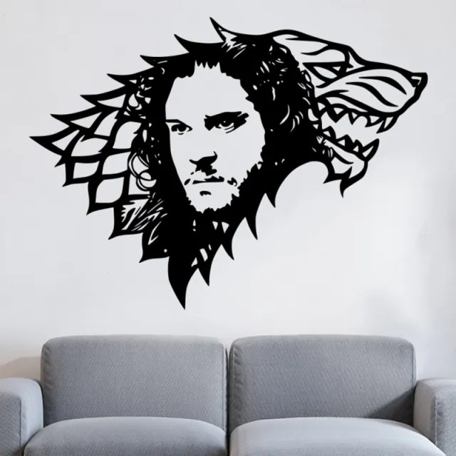 Samolepka Hra o trůny Jon Snow