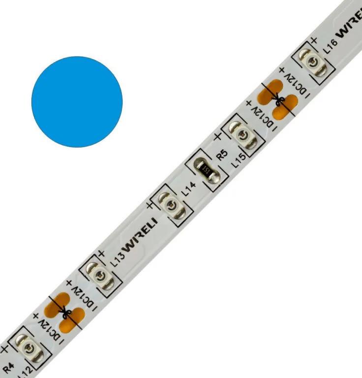 Color LED pásek WIRELI 3528  60 470nm 4,8W 0,4A 12V (modrá)