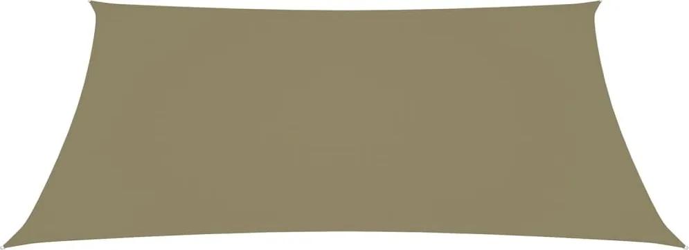 vidaXL Stínící plachta oxfordská látka obdélníková 5 x 7 m [135165] Barva: Bílá