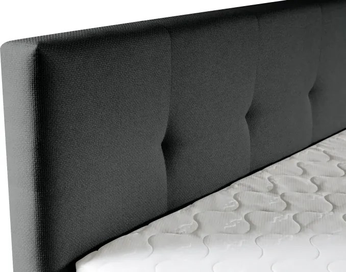 Kontinentální boxspring postel AMBER, 200x180, tyrkysová (barell 72)
