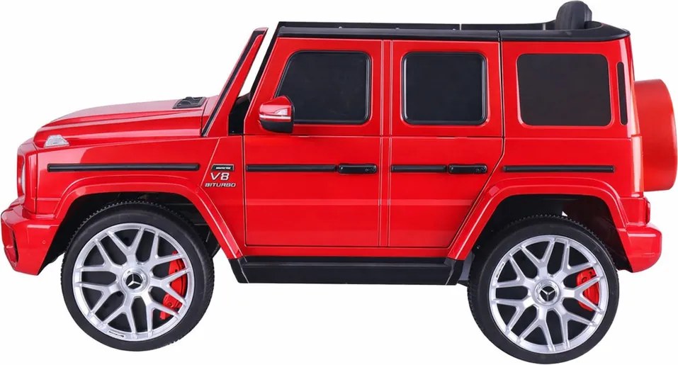 LEAN CARS Elektrické autíčko na baterie Mercedes G63 S306-1 červené