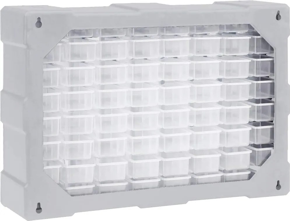 Organizér se 64 zásuvkami 52 x 16 x 37,5 cm 147580