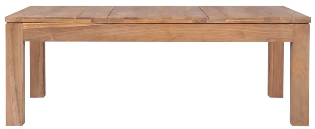 Konferenční stolek masivní teak přírodní povrch 110x60x40 cm,  246955