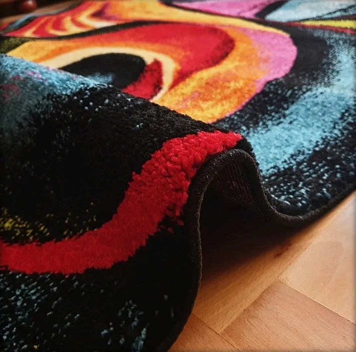 HU Vícebarevný moderní koberec Magic ARA Rozměr: 60x100 cm