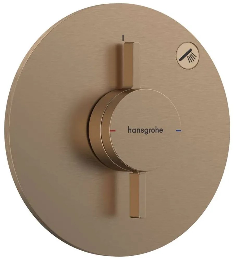 Hansgrohe DuoTurn S - Sprchová baterie pod omítku, kartáčovaný bronz 75618140