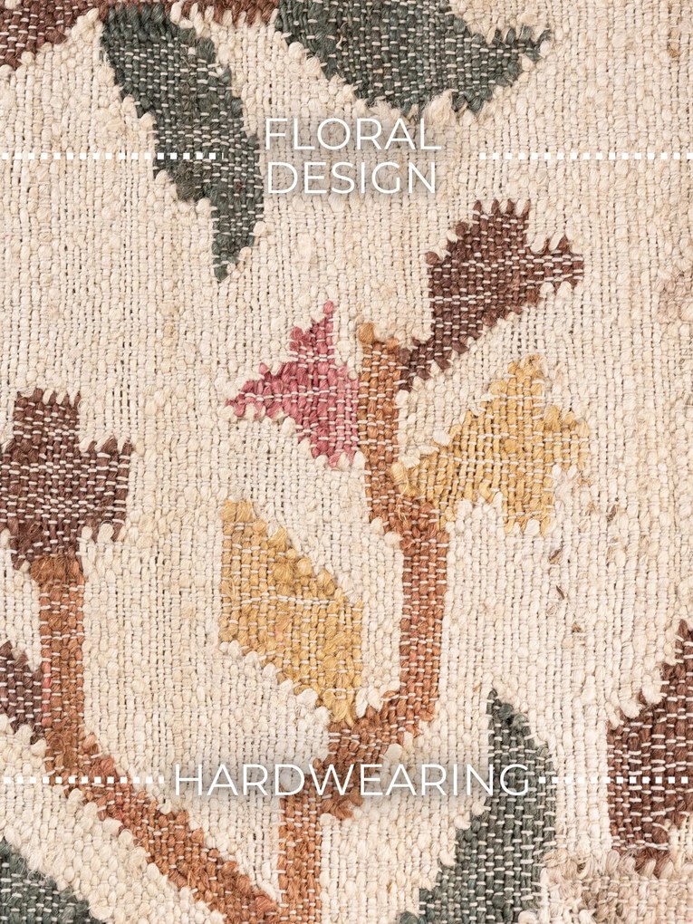 ELLE Decoration, Kusový koberec Violette 106259 Cream/Multi z kolekce Elle, 80x150, vícebarevná, kuchyně