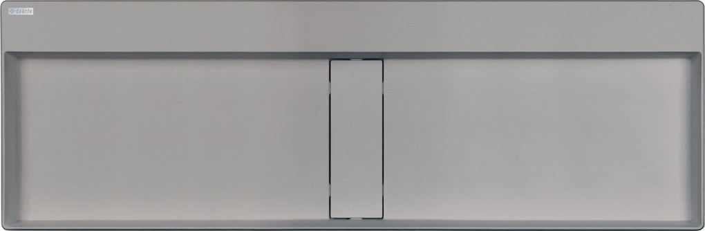 Deante Blur, granitové umyvadlo na desku 1200x400x120 mm, černá, DEA-CQB_SU2S