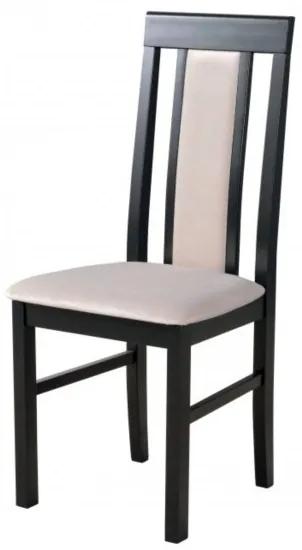 Sconto Jídelní židle NILA 2 černá/béžová