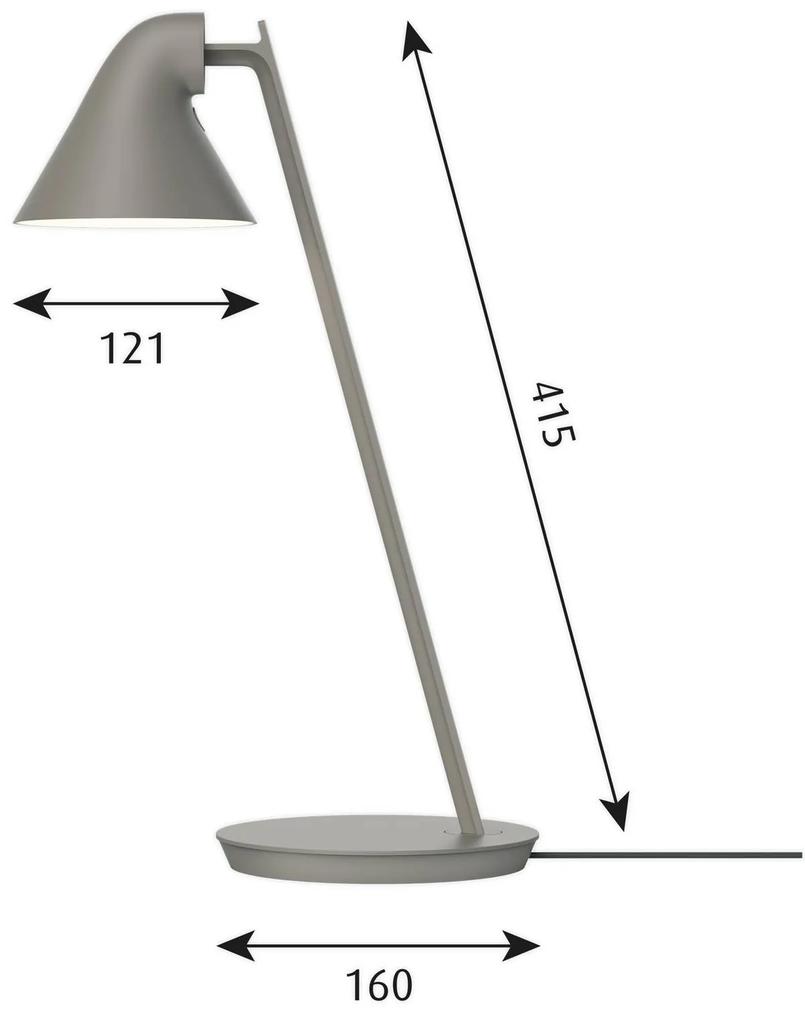 Louis Poulsen NJP Mini LED stolní lampa taupe