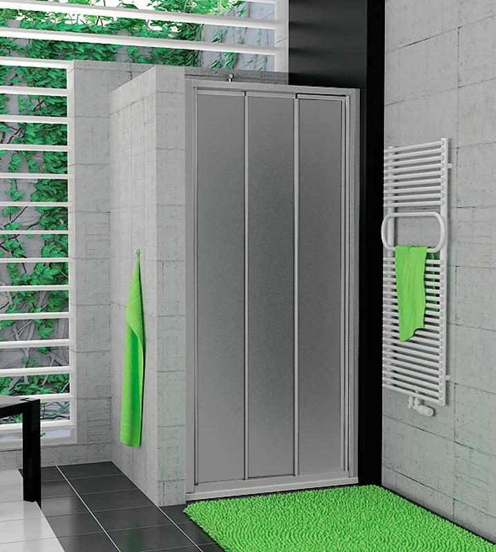 Sprchové dveře třídílné 120 cm (TOPS3 1200 01 22) SanSwiss | BIANO