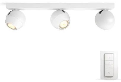 Moderní LED stropní bodové osvětlení BUCKRAM, bílé / Philips Hue Philips Hue Buckram 5047331P7