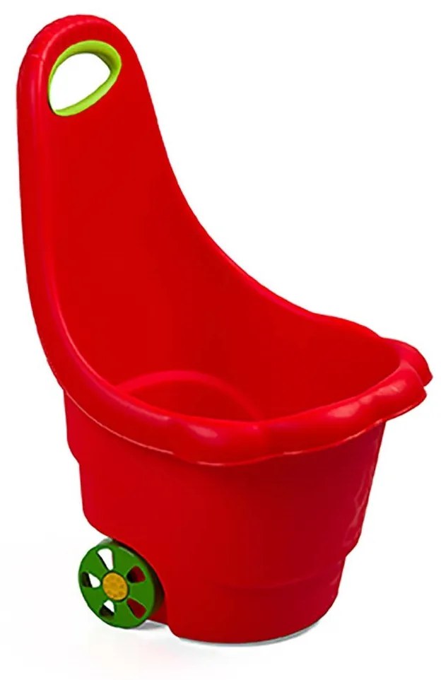 Dětský multifunkční vozík BAYO Sedmikráska 60 cm červený Červená