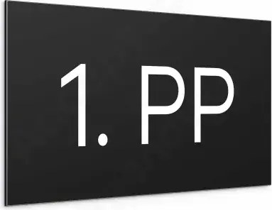ACCEPT Označení podlaží "1. PP" - stříbrná tabulka - černý popis