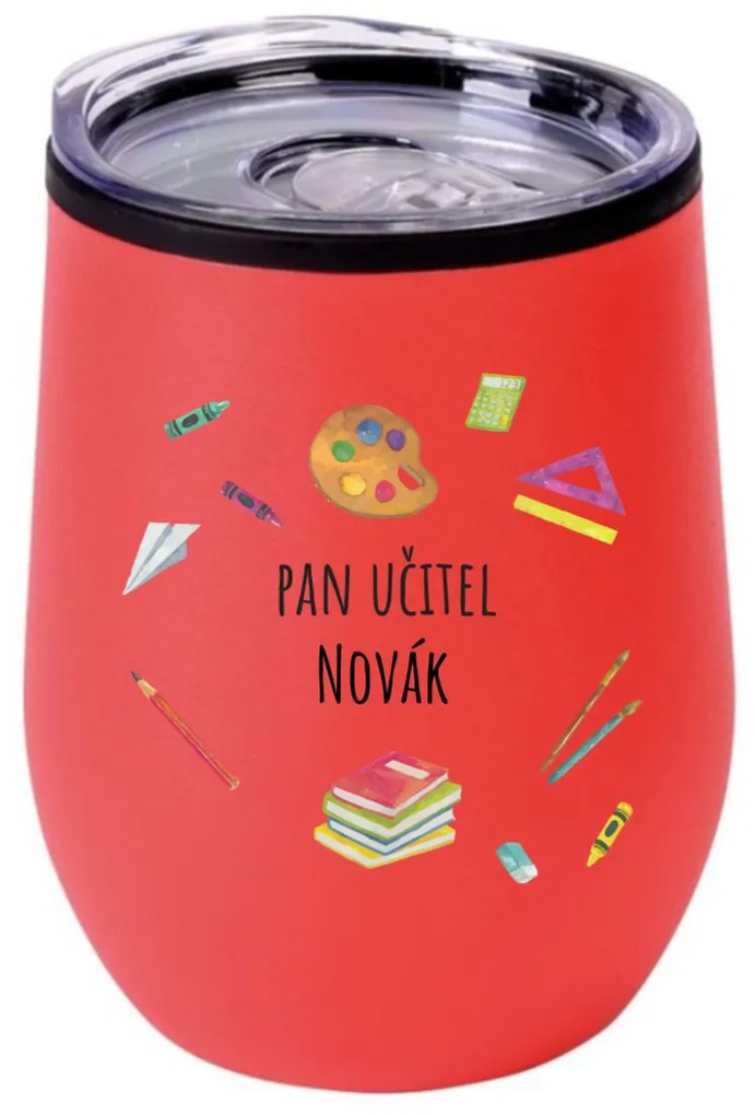 Personalizovaný termohrnek "bowl" pro paní učitelku/pana učitele (pomůcky)