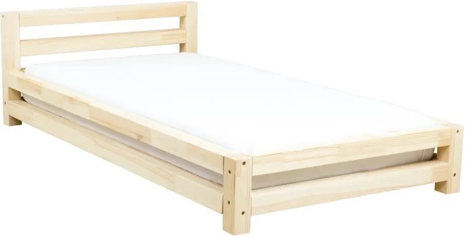 Jednolůžková postel z smrkového dřeva Benlemi Single, 120 x 200 cm